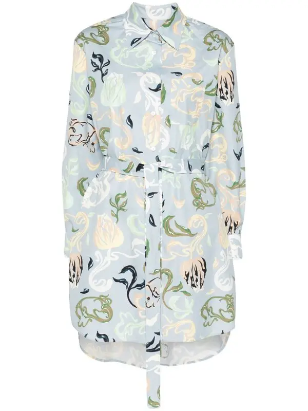 LANVIN Floral-print Mini Dress