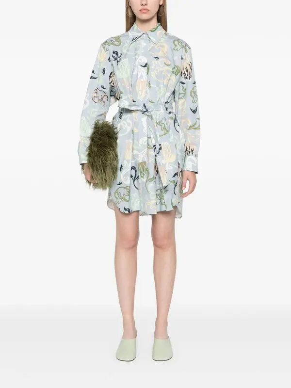 LANVIN Floral-print Mini Dress