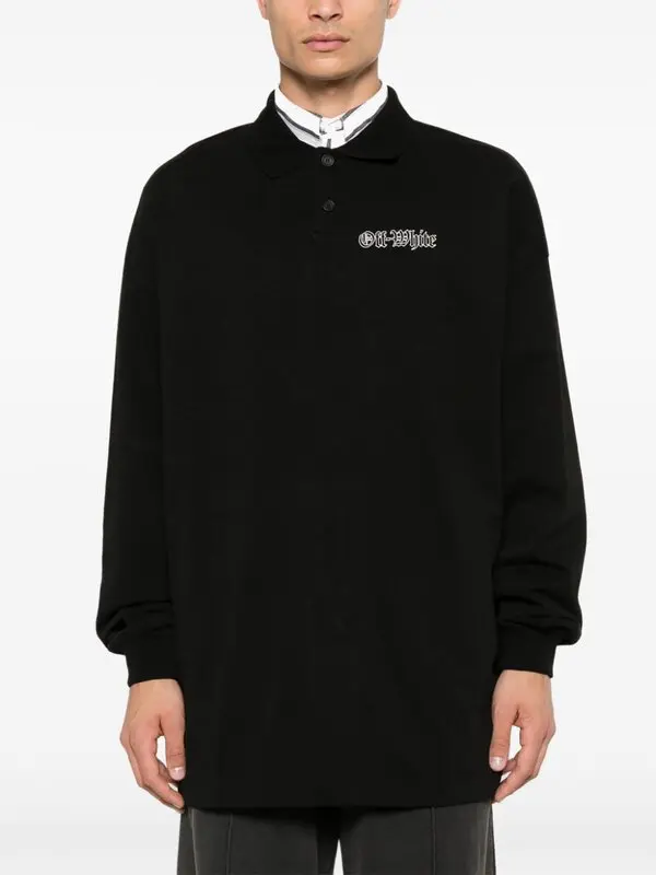 Off-White Gang-print Polo Shirt
