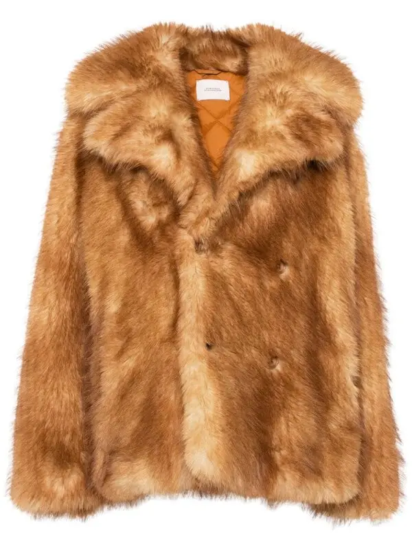 Dorothee Schumacher Faux Fur Jacket - Brown
