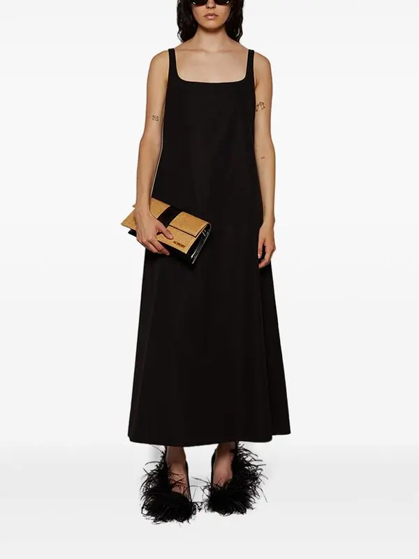 Wardrobe.nyc Backless Midi Dress - Black