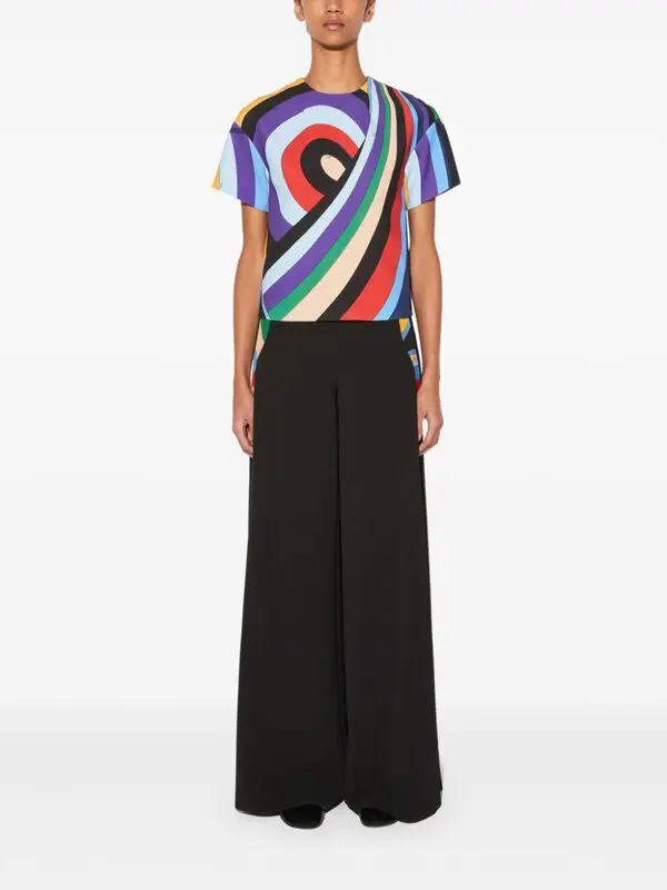 Emilio Pucci Iride-print Top - Blue