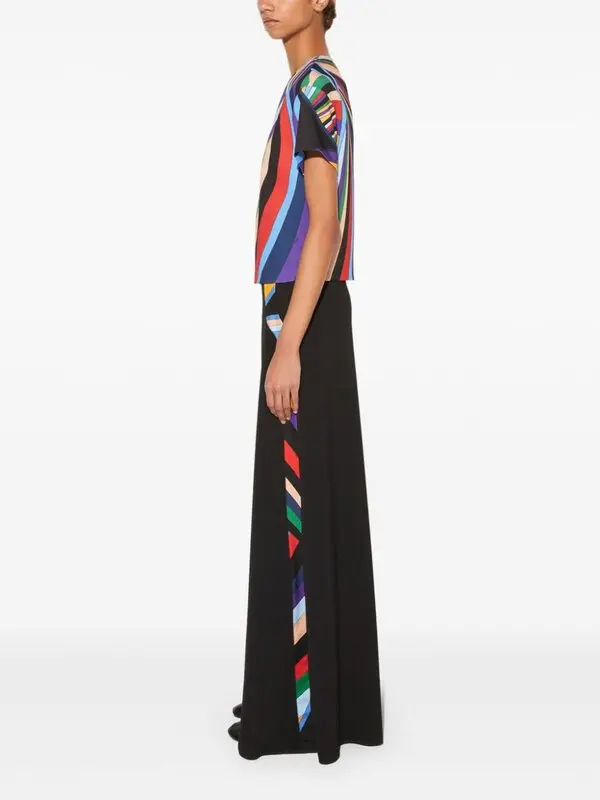 Emilio Pucci Iride-print Top - Blue