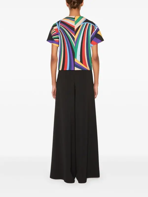 Emilio Pucci Iride-print Top - Blue