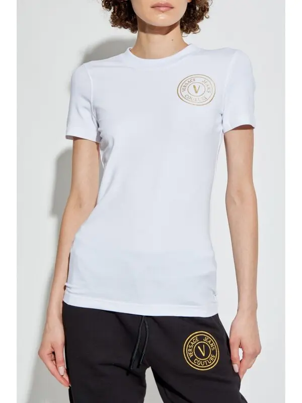 Versace Logo-print T-shirt - White