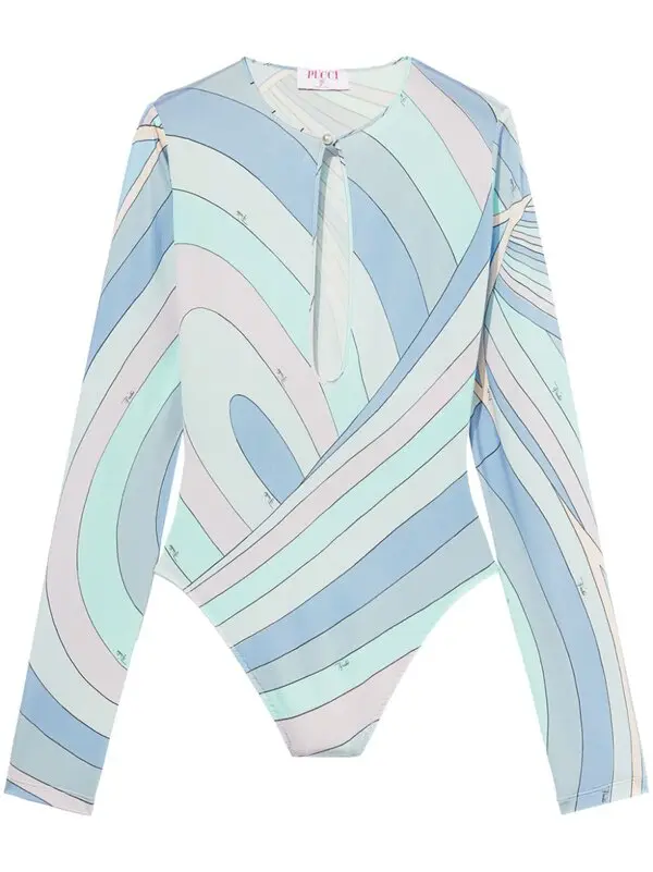 Emilio Pucci Iride-print Bodysuit