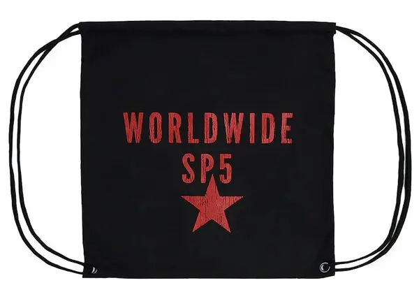 SP5DER Sp5 Cinch Bag - Black