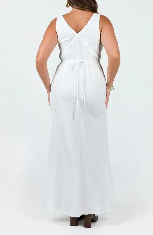 open lace back dress Straplie Mini Dress | White | Womens main image 1