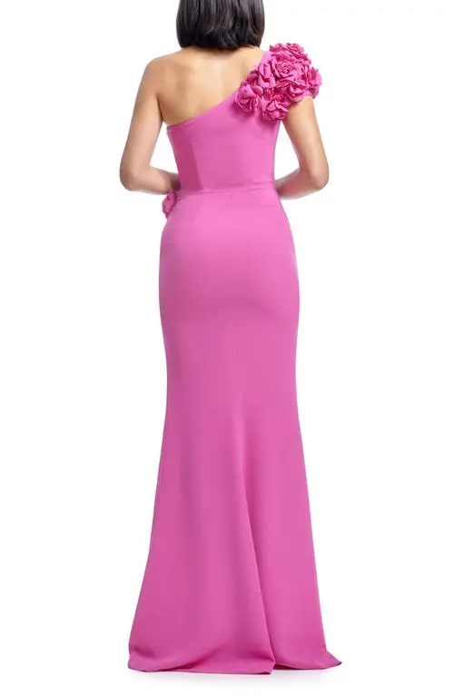 Dress The Population Aubrielle Asymmetric Gown