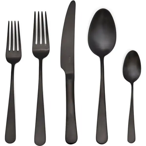 FABLE 20-piece Place Setting - Matte Black
