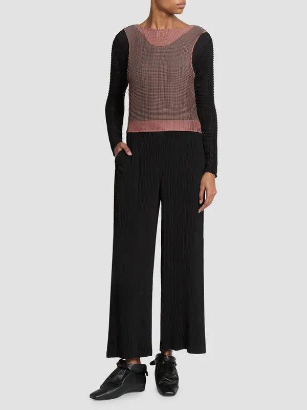Issey Miyake What Has Always Been Hatching Bottoms Pants