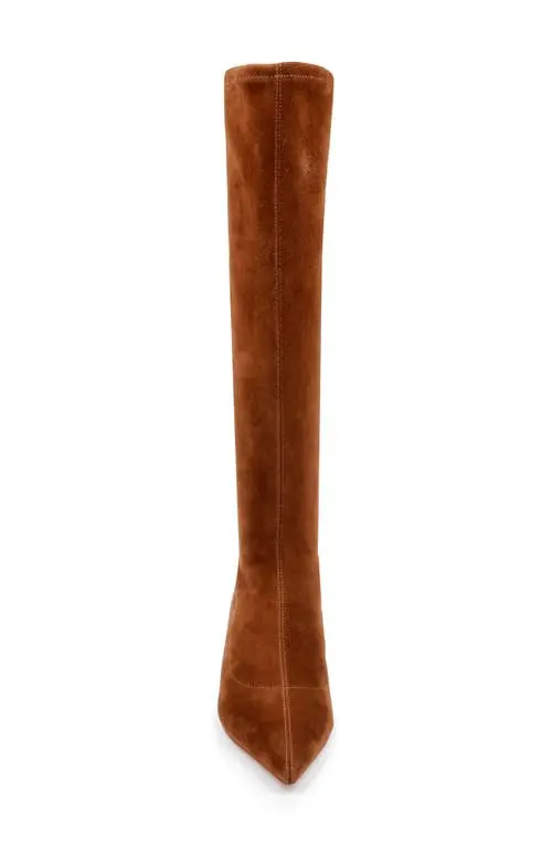 L'Agence Emilie Knee High Boots - Buckskin Suede