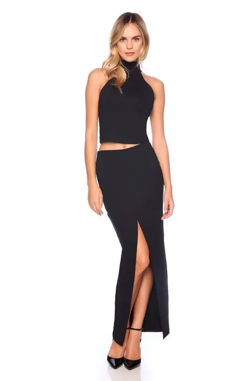 Susana Monaco Open Front Maxi Skirt