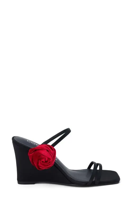 Matisse Rosa Wedge Sandal - Black