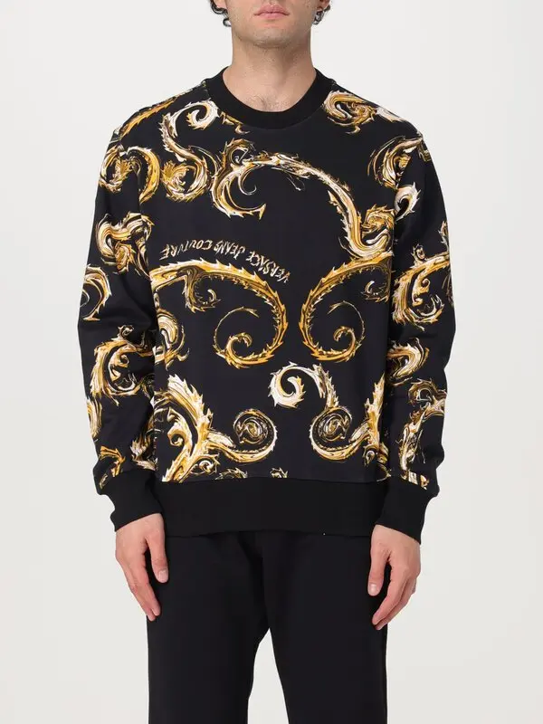 Versace Graphic Print Crewneck Sweatshirt
