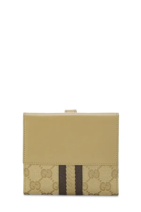 Gucci Gg Canvas Jackie Compact Wallet