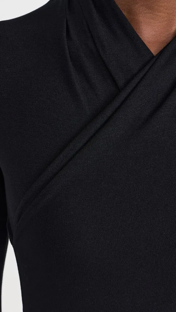 Vince Fixed Wrap Top