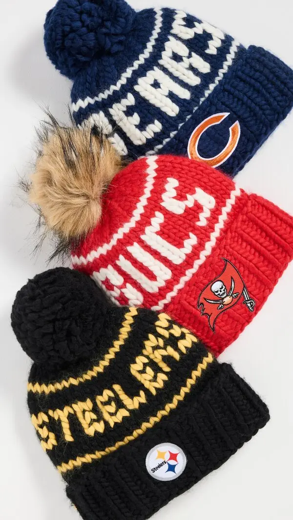 Lele Sadoughi Steelers Beanie