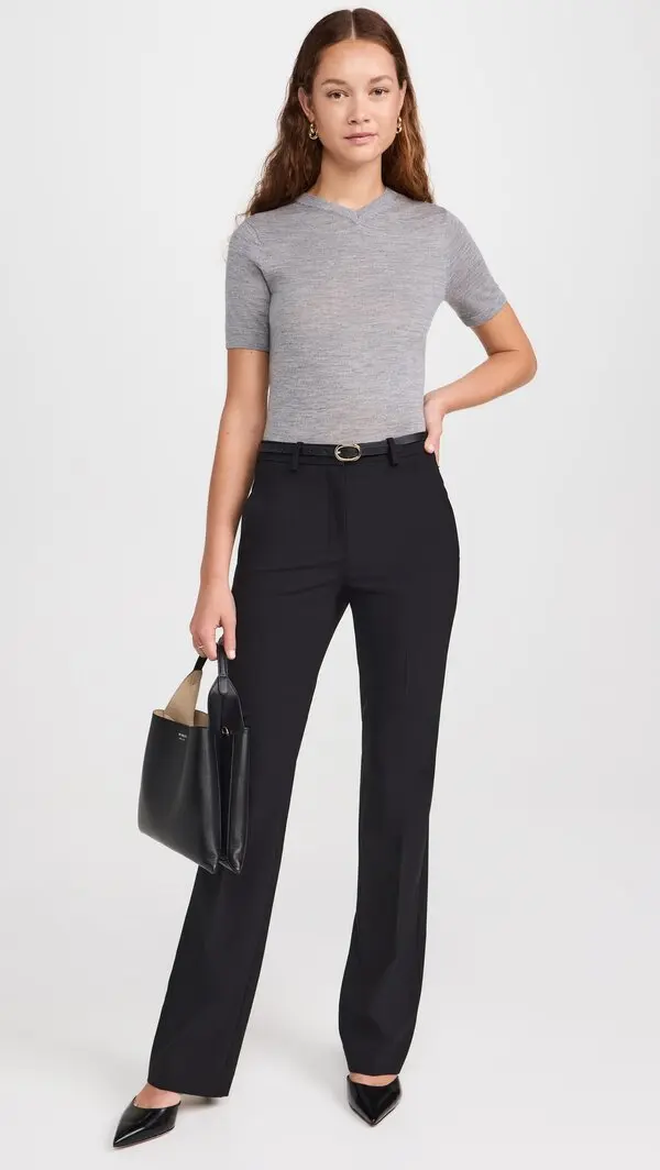 Theory Slim Fit Trousers - Black