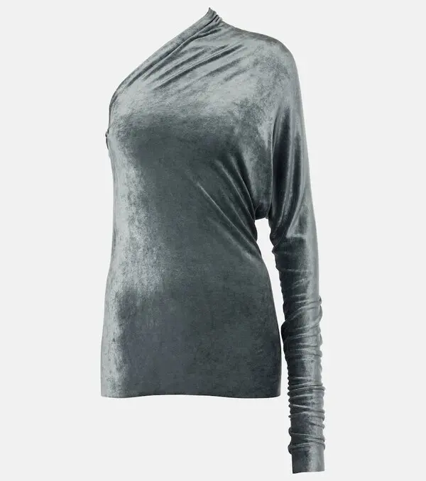 Rick Owens Diana One-shoulder Top - Blue