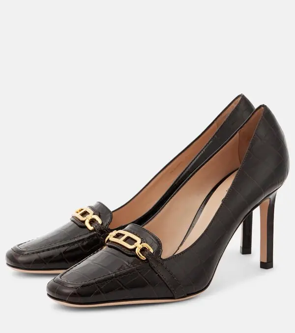 TOM FORD Whitney 85 Croc-effect Leather Pumps