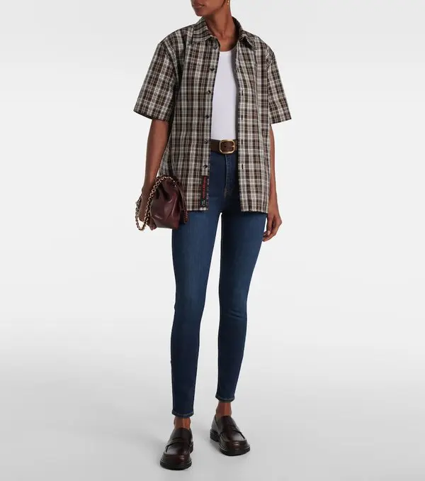 FRAME Le High Skinny Jeans - Blue