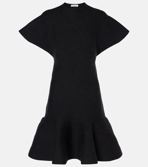 Alaïa Wool-blend Minidress