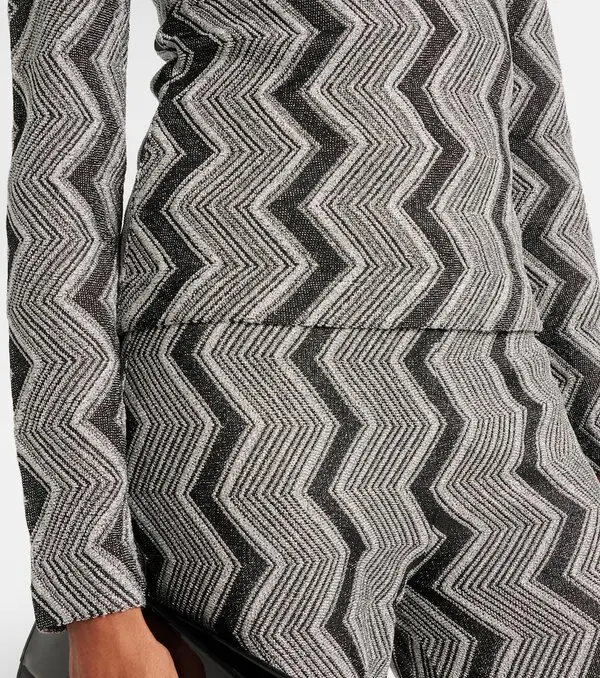 Missoni Zig Zag Metallic Knit Sweater