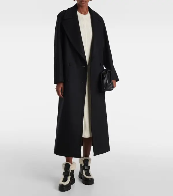 JIMMY CHOO Shea Shearling-lined Leather Ankle Boots - Black