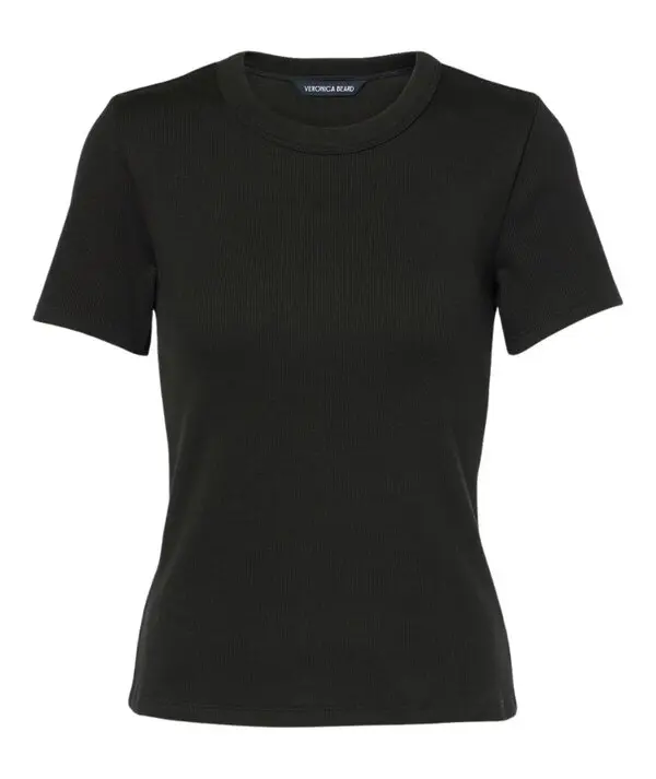 Veronica Beard Pruitt Cotton-blend T-shirt - Black