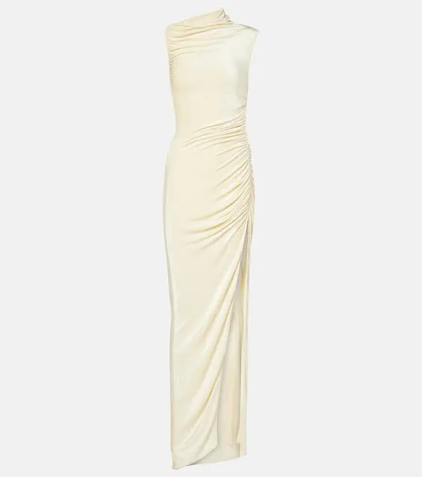 Rick Owens Svita Draped Gown - Beige