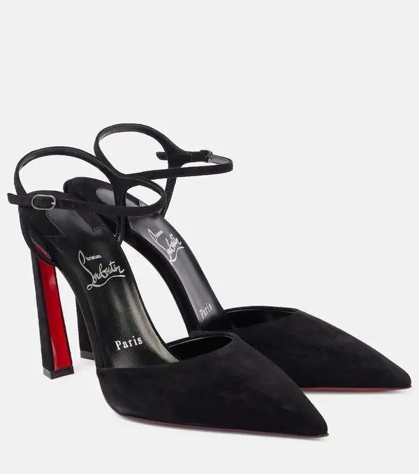 CHRISTIAN LOUBOUTIN Condora Riviera 100 Slingback Pumps - Black