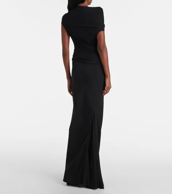 Rick Owens Draped Jersey Minidress