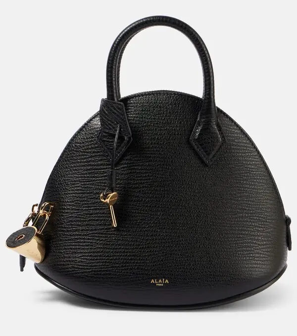 Alaïa Dome 25 Leather Tote Bag - Black