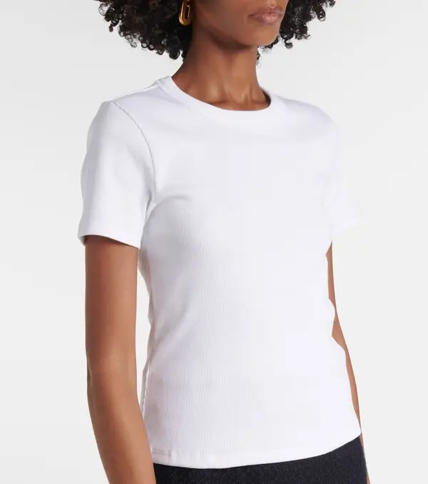 Veronica Beard Pruitt Cotton-blend Jersey T-shirt - White