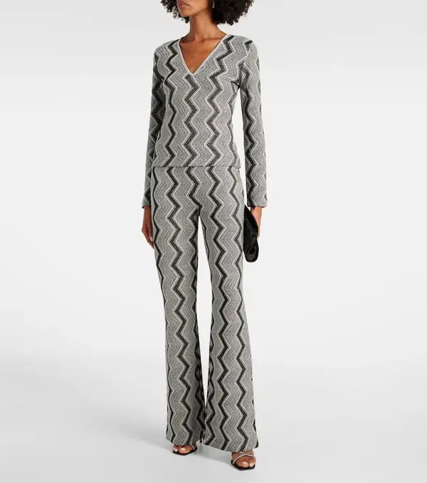 Missoni Zig Zag Metallic Knit Sweater