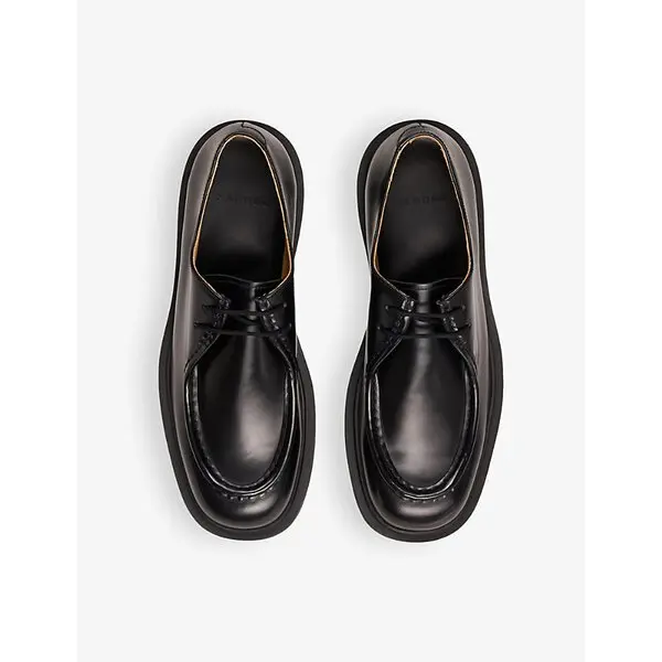Sandro Lace-up Leather Loafers
