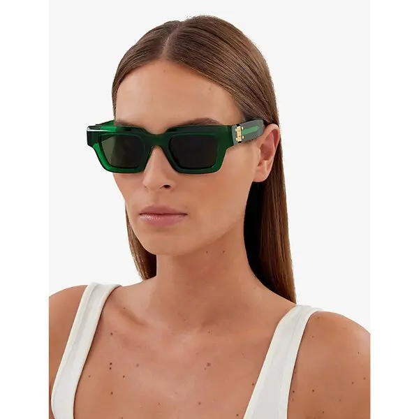 Bottega Veneta Bv1230s Square-frame Sunglasses