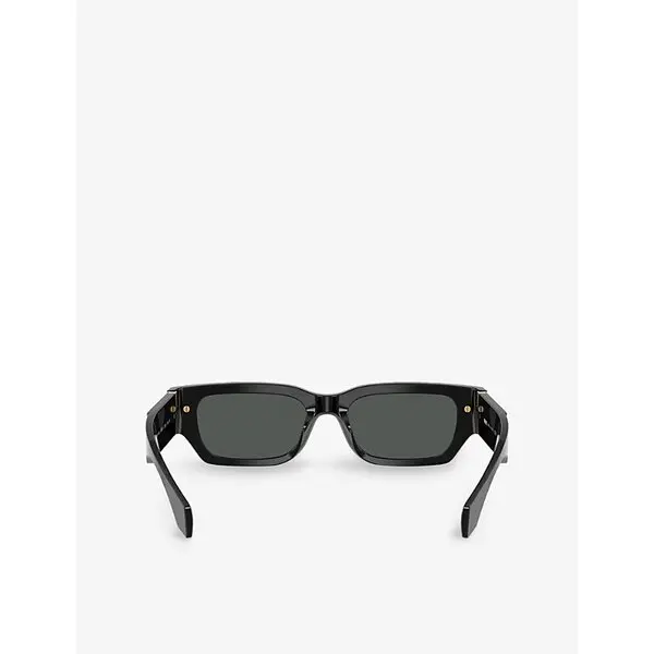 Versace Ve4465 Rectangle-frame Sunglasses - Black