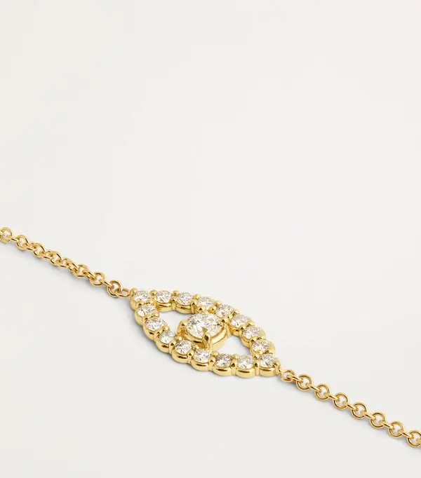 JENNIFER MEYER Diamond Evil Eye Bracelet