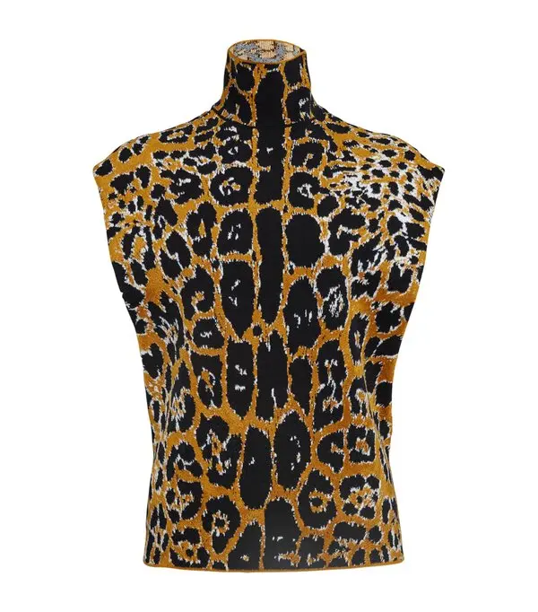 Alaïa Leopard Print Top