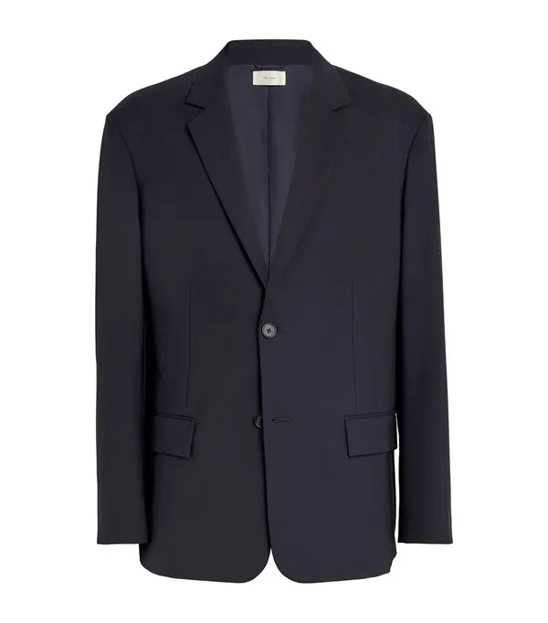 The Row Eligio Suit Jacket - Navy | Editorialist