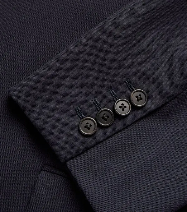 The Row Eligio Suit Jacket - Navy | Editorialist
