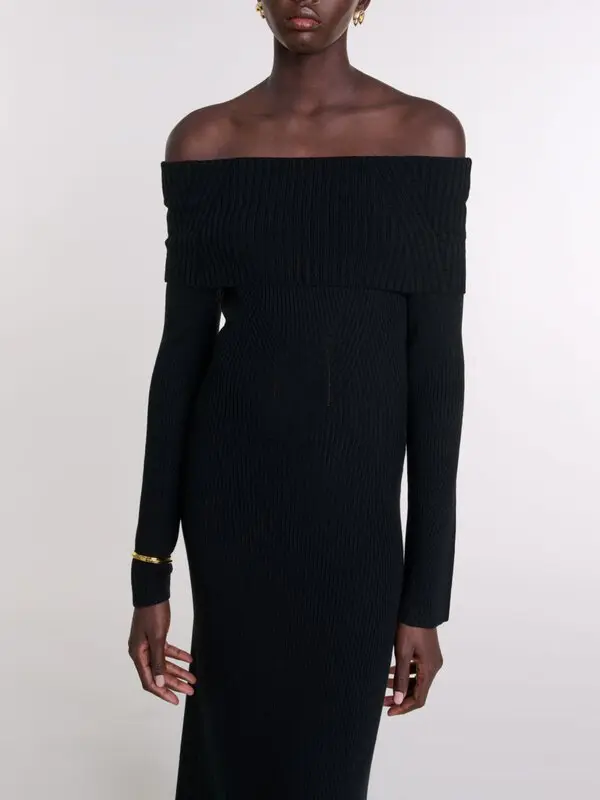 Maje Knit Maxi Dress
