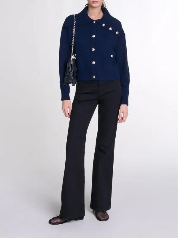 Maje Cotton Flared Jeans