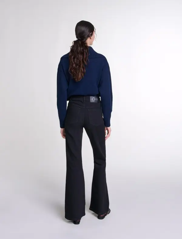 Maje Cotton Flared Jeans