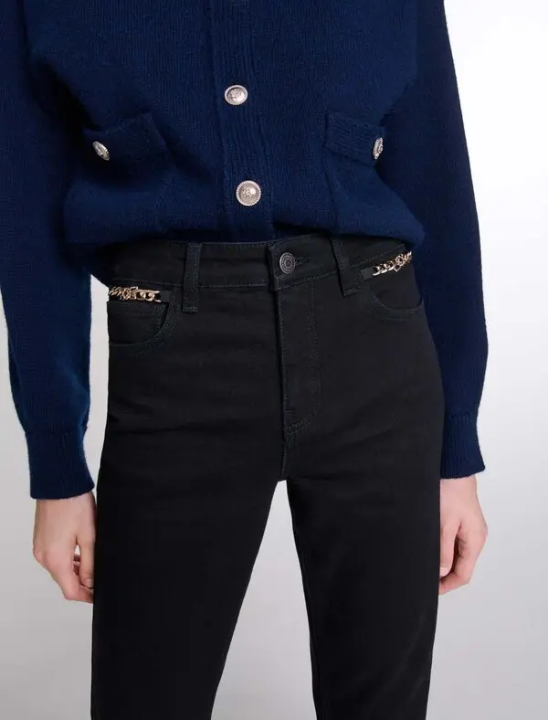 Maje Cotton Flared Jeans