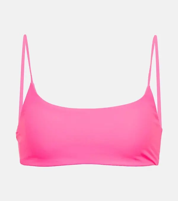 Jade Swim Muse Scoop Bikini Top - Pink