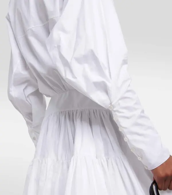 Alaïa Cotton Poplin Minidress
