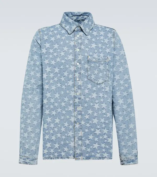 ERL Jacquard Denim Overshirt